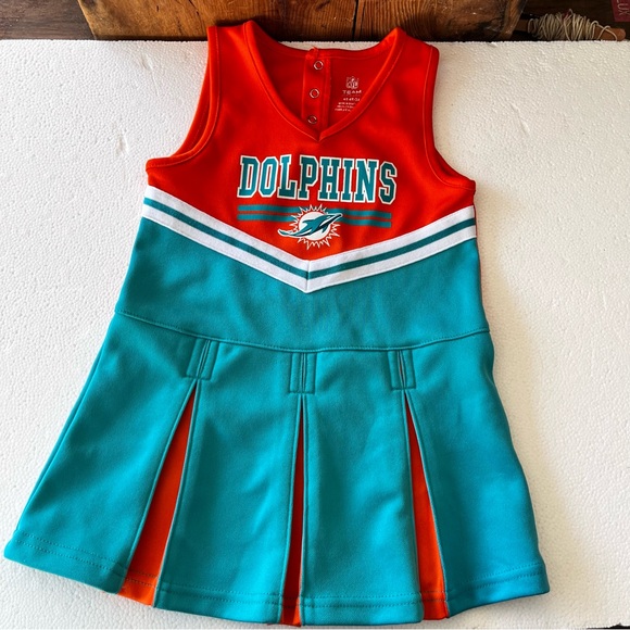 NFL | Dresses | Nfl Miami Dolphins Child Cheerleading Dress | Poshmark